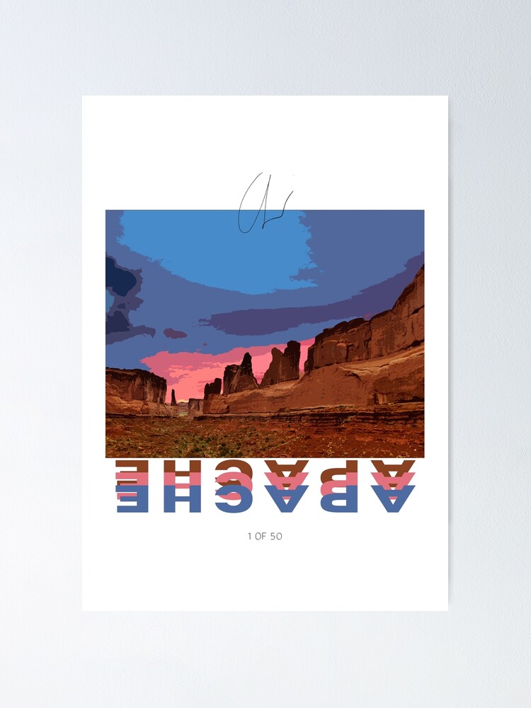 "Apache desert" Poster for Sale by MateoLPZ | Redbubble