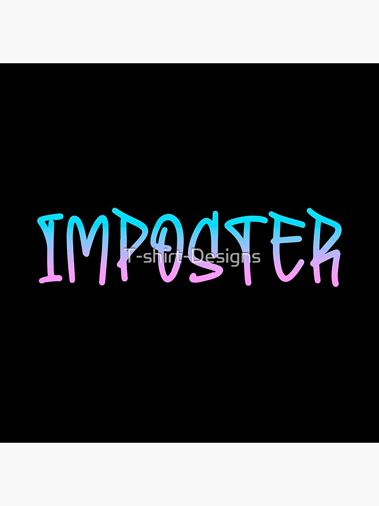 "Among Us Imposter" Poster for Sale by T-shirt-Designs | Redbubble