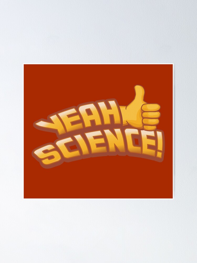 "Retro Yeah Science Thumbs Up" Poster by jitterfly | Redbubble