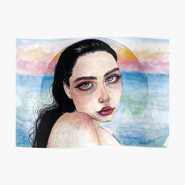 "Glitter Vomit" Poster for Sale by Paula-Leimane | Redbubble