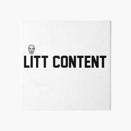 "Litt Content Lewis Litt Suits" Art Board Print by T-shirt-Designs ...