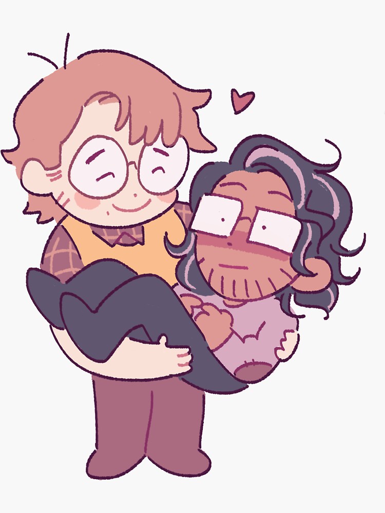 "Jon and Martin TMA" Sticker for Sale by magicact | Redbubble