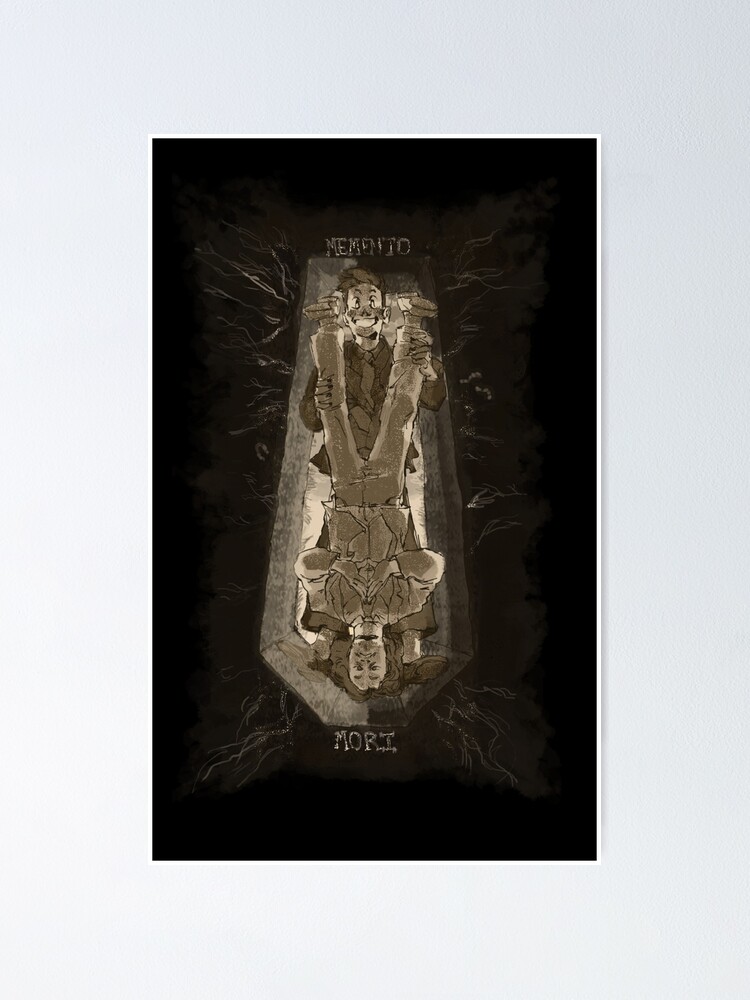 "Two Idiots Stacked in a Casket" Poster for Sale by altiudlybus | Redbubble