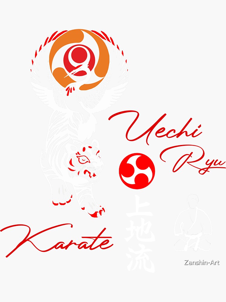 "Uechi Ryu Karate Soul - Martial Arts Spirit" Sticker for Sale by ...