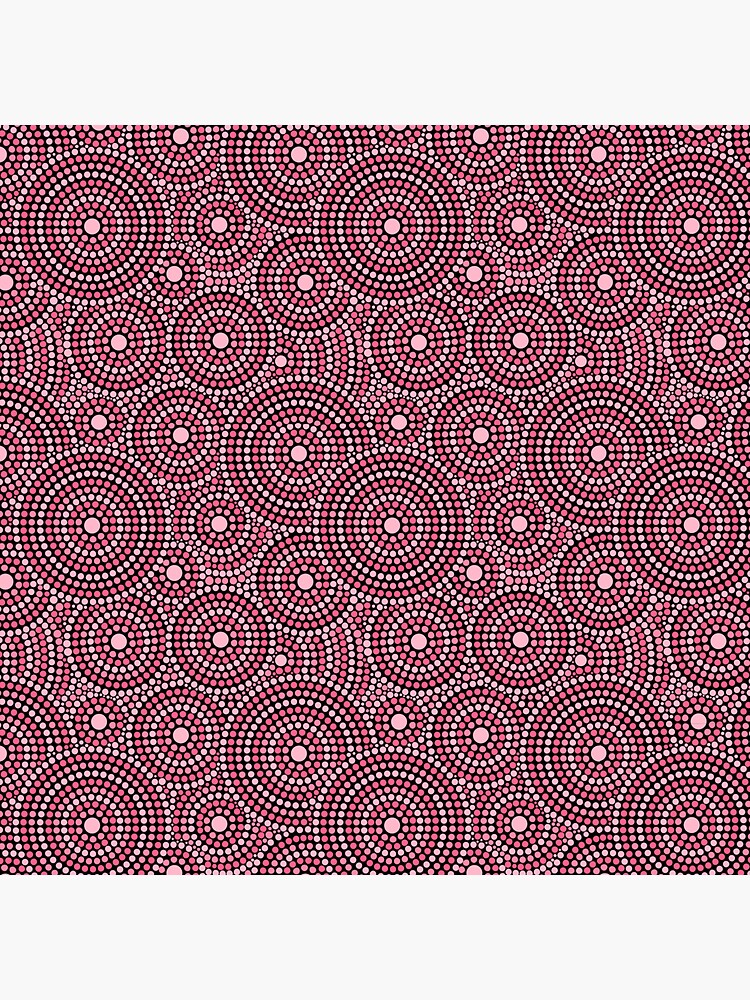 "Pink aboriginal art" Sticker for Sale by BlabLabel | Redbubble
