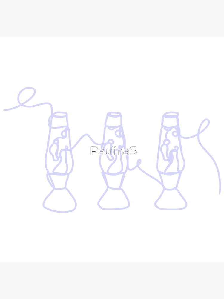 "minimalist lava lamp simple outline" Poster by PaulinaS | Redbubble