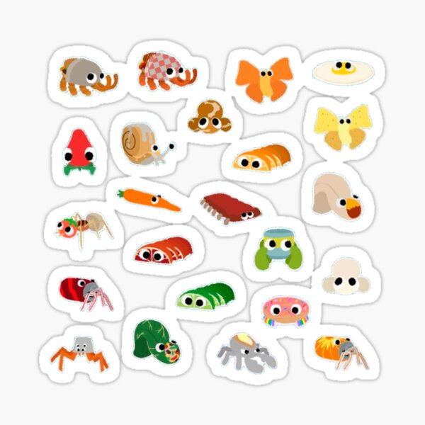 "bugs snacks stickers" Sticker for Sale by lessiops | Redbubble