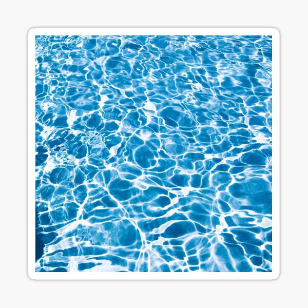 "Crystal Clear Aqua Blue Ocean Water" Sticker for Sale by TenderKiss ...