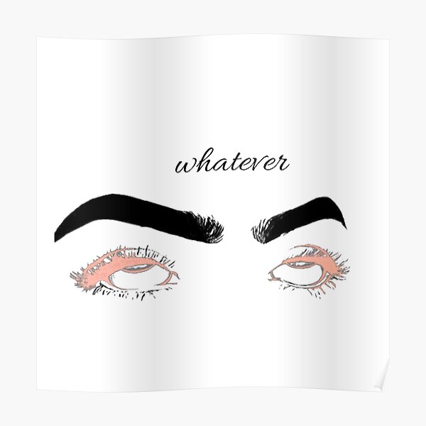"Whatever Aesthetic " Poster by alanaf1 | Redbubble