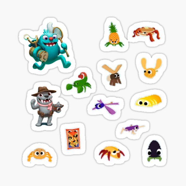 "bug snacks stickers 3" Sticker for Sale by lessiops | Redbubble