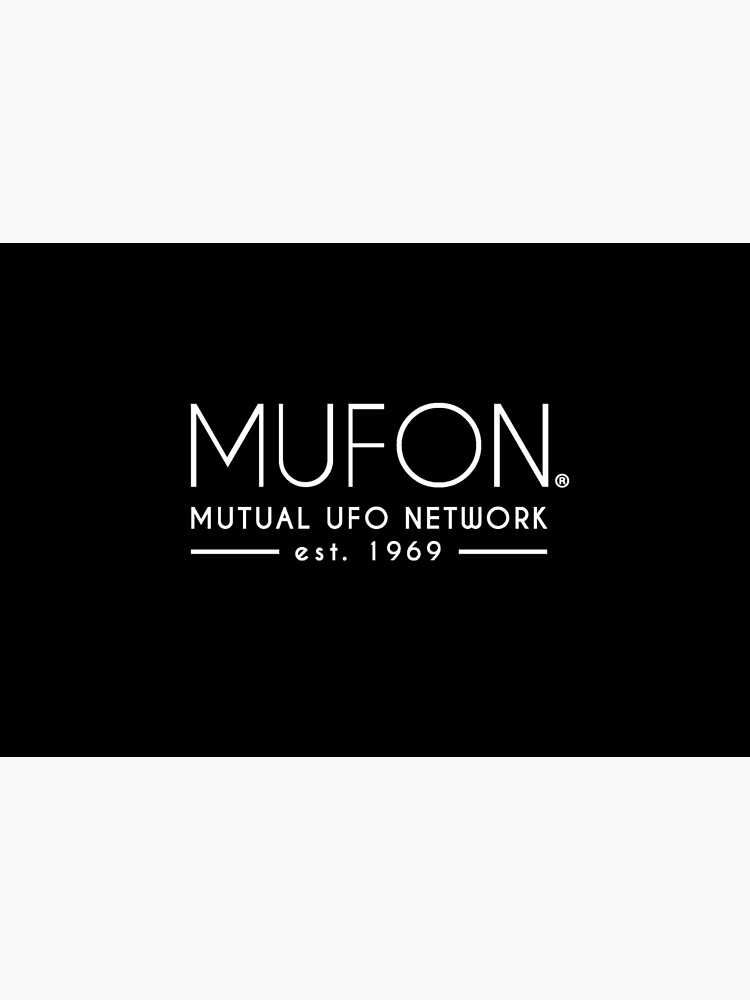 "Mufon White Logo" Mask for Sale by MarylandMUFON | Redbubble
