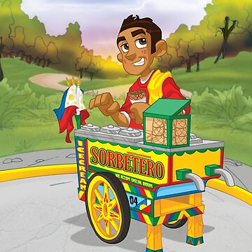 "Philippines - Sorbetero" Sticker for Sale by herediadesigns | Redbubble