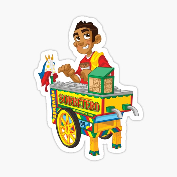 "Philippines - Sorbetero" Sticker for Sale by herediadesigns | Redbubble