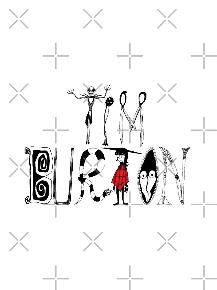 "Tim Burton "Alphabet"" Poster for Sale by Mita Hego | Redbubble