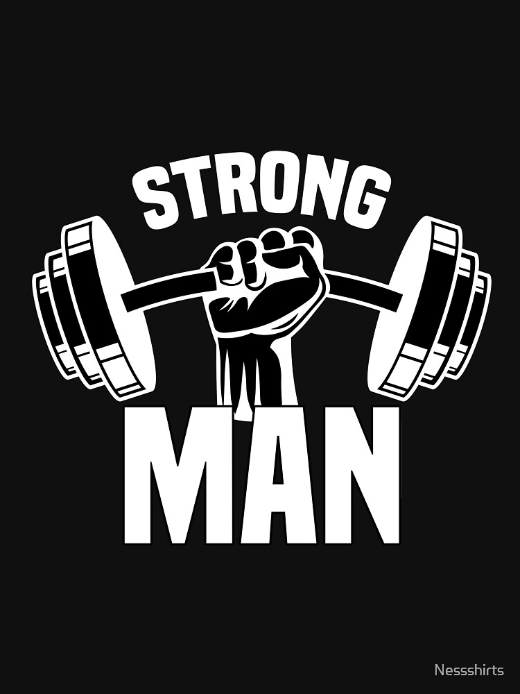 "Strongman gift idea for Men Powerlifting Xmas gift" T-shirt for Sale ...