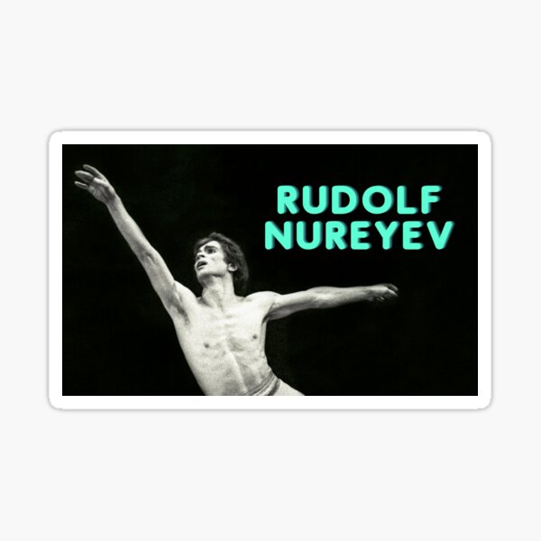 "Rudolf Nureyev Defection" Sticker for Sale by Littlejack53 | Redbubble