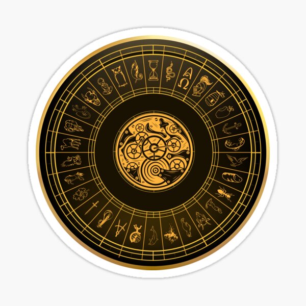 "The Alethiometer" Sticker for Sale by Coloor | Redbubble