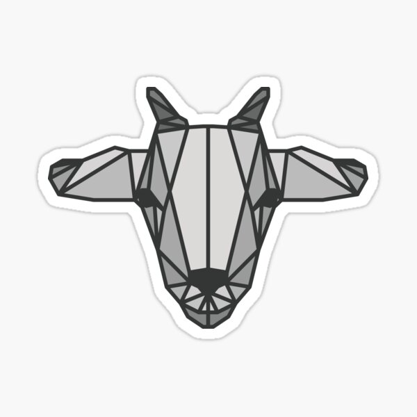 "The Goat" Sticker by OfficiallyB | Redbubble