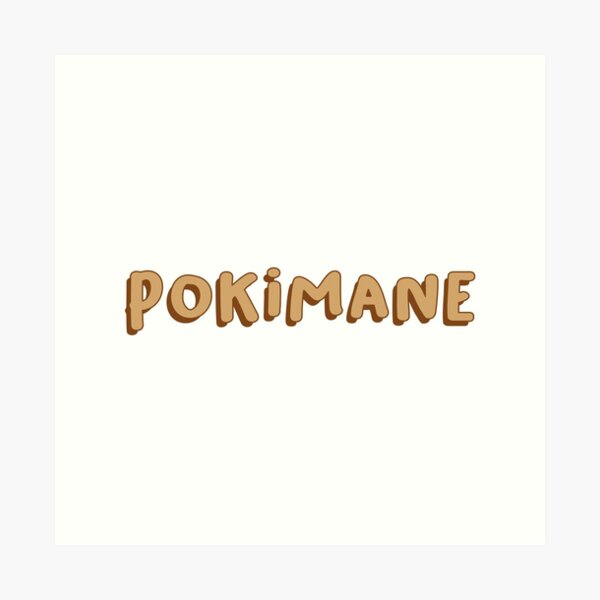 "Pokimane" Art Print for Sale by dnw946 | Redbubble