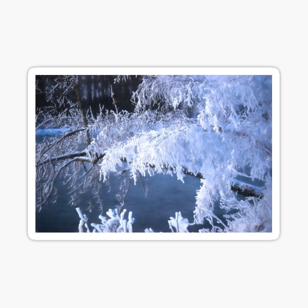 "Fresh snowfall" Sticker for Sale by CanadianWild418 | Redbubble