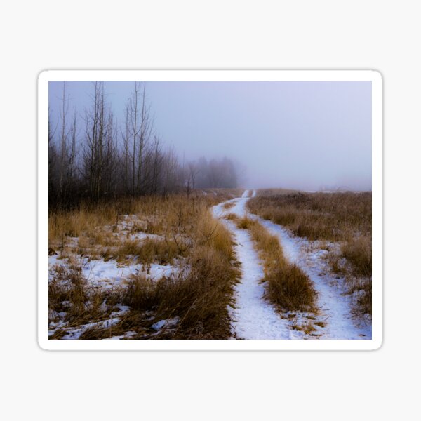 "Winter fog" Sticker by CanadianWild418 | Redbubble
