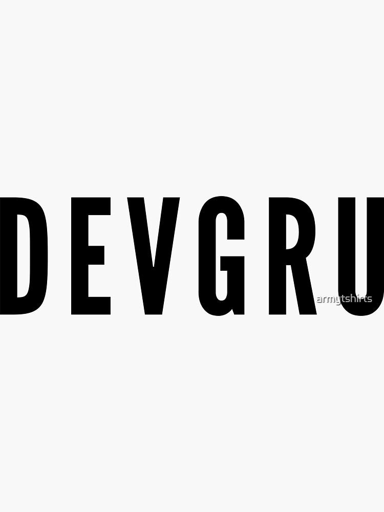 "Devgru" Sticker by armytshirts | Redbubble