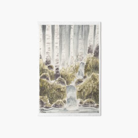 "Graphite Waterfalls" Art Board Print by kattvalk | Redbubble