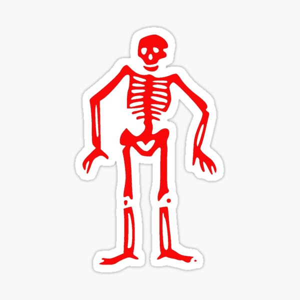 "Edward Low pirate flag (2)" Sticker for Sale by DotorEaon | Redbubble