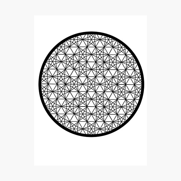 "Kasane Rindo Traditional Japanese Pattern - Circle" Photographic Print ...