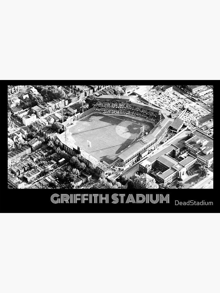 "Griffith Stadium- Senators Blue" Sticker for Sale by DeadStadium ...