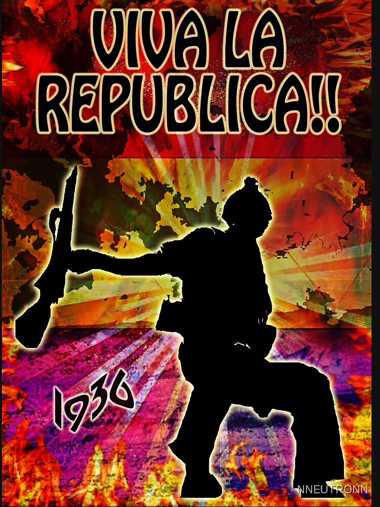 "LONG LIVE THE REPUBLIC !! / FIGHTER 1936" T-shirt for Sale by ...