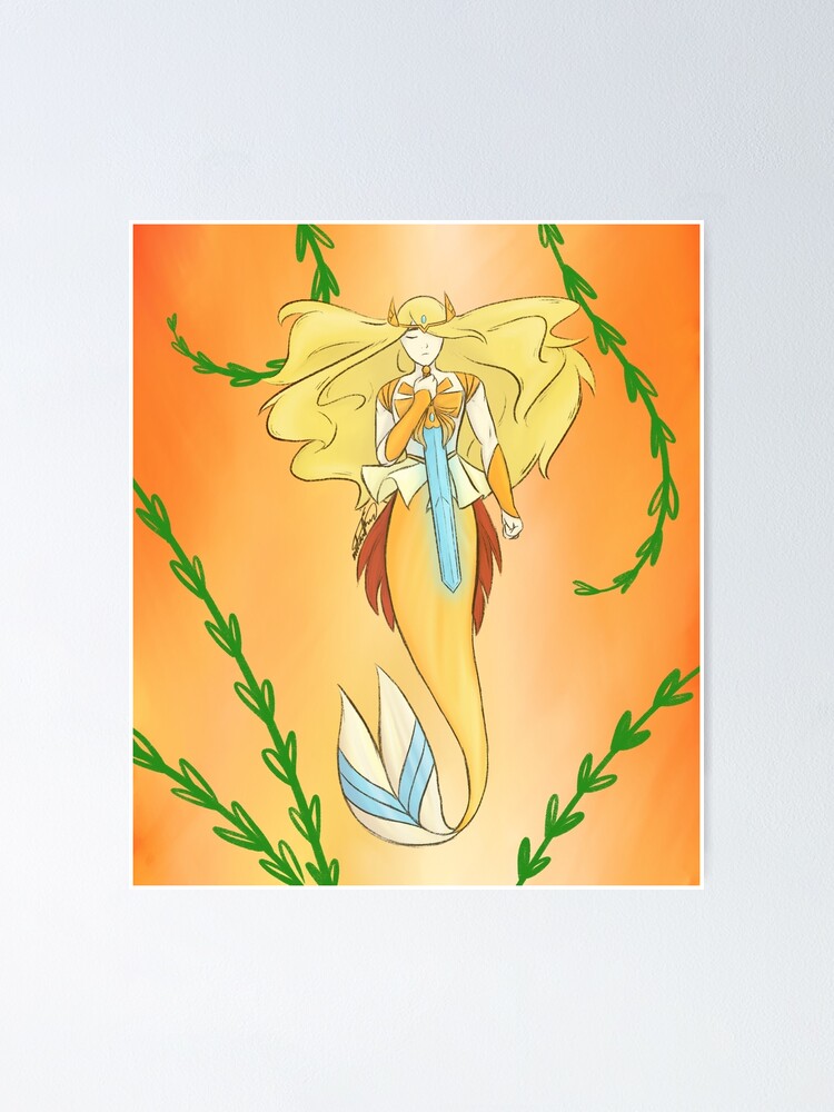 "Mermaid She Ra" Poster for Sale by emberkire | Redbubble