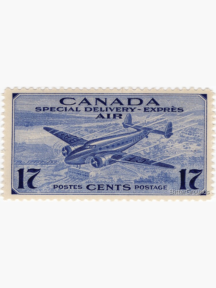 "Special Delivery - Classic Canadian airmail post WW2" Art Print for ...