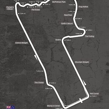 "Mount Panorama Circuit" Photographic Print by Mapstars | Redbubble