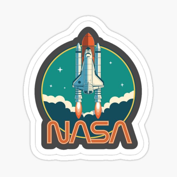 "NASA Rocket Launch" Sticker for Sale by GreatAllfather | Redbubble
