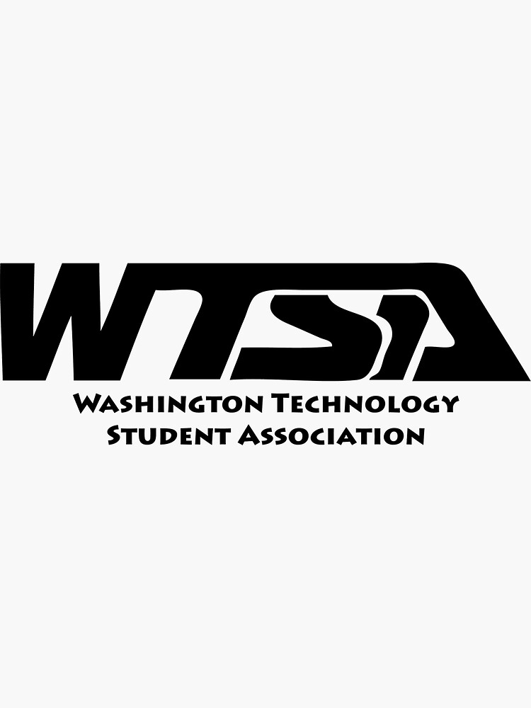 "WTSA logo black" Sticker for Sale by WashingtonTSA | Redbubble