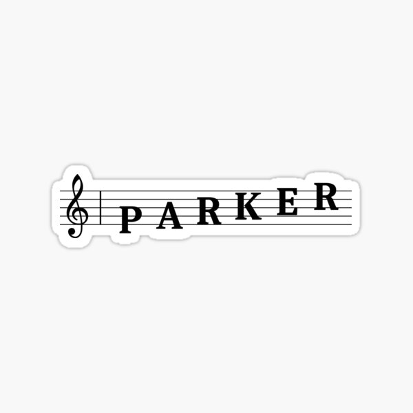 "Name Parker" Sticker for Sale by gulden | Redbubble