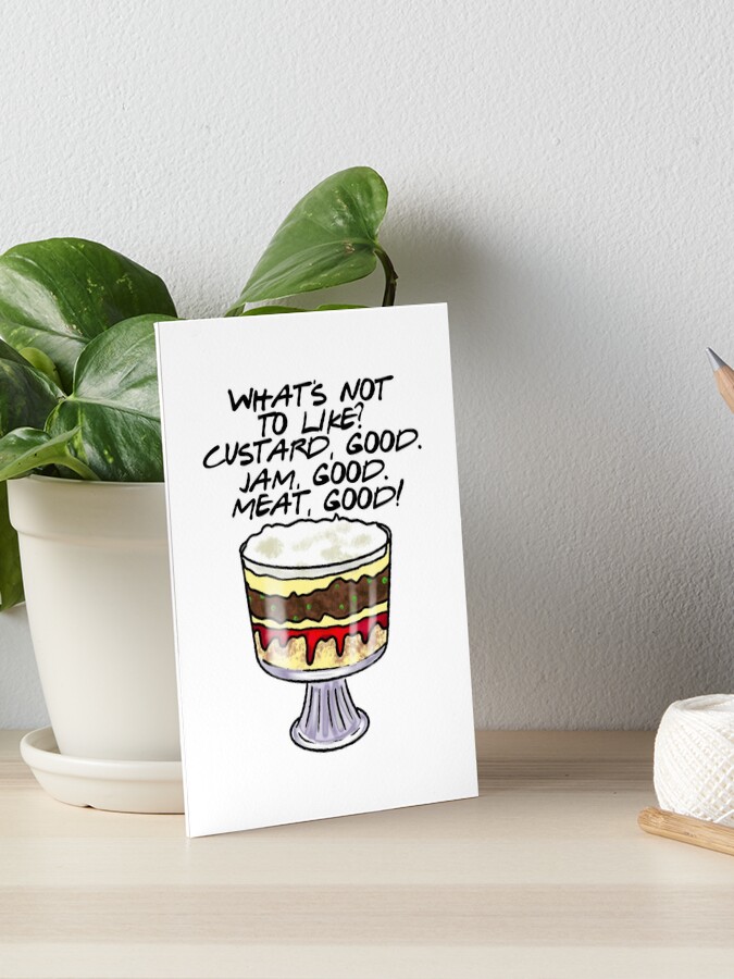 "Rachel’s thanksgiving trifle" Art Board Print for Sale by splendid ...