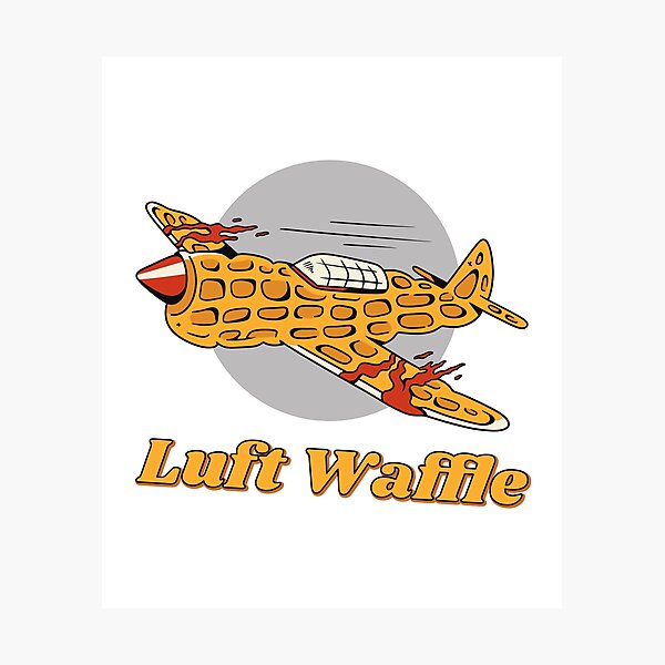 "The Luft Waffle - Meme" Photographic Print for Sale by infleims ...