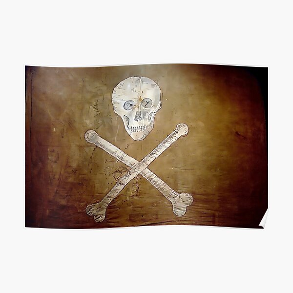 "Barbary Pirate flag" Poster by DotorEaon | Redbubble