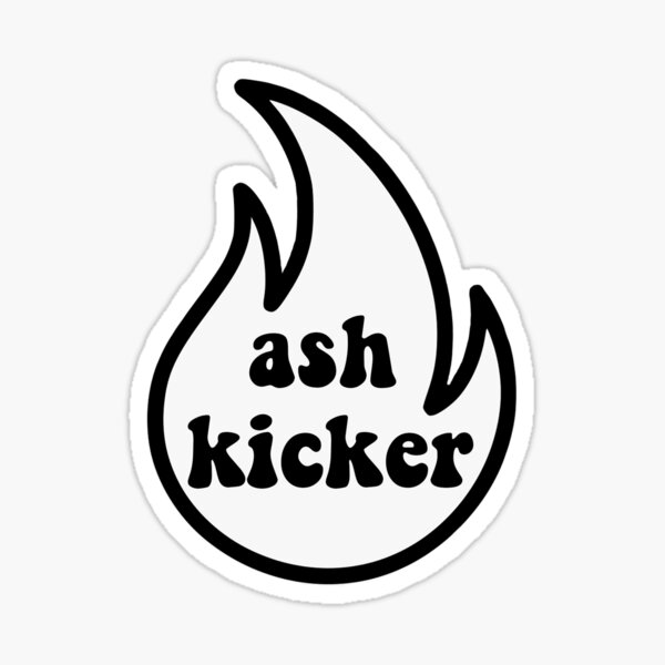 "Ash Kicker Sticker" Sticker by emilia-romaa | Redbubble
