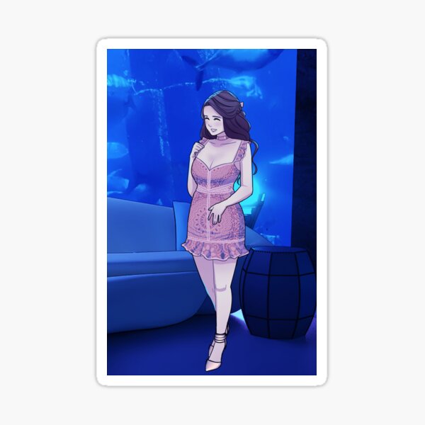 "Sweet Party Girl Poppy" Sticker by lilydusk | Redbubble