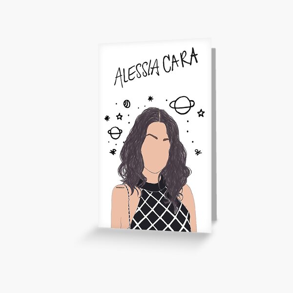 "Alessia Cara Drawing" Greeting Card by alessiacara | Redbubble