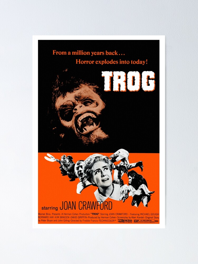 "Trog (1970)" Poster by postersrestored | Redbubble
