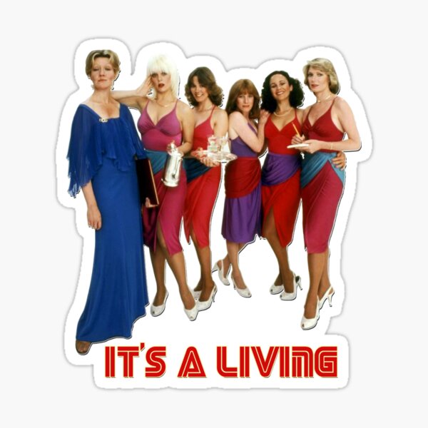 "Its a living retro 80s throwback Cast Tribute" Sticker for Sale by ...