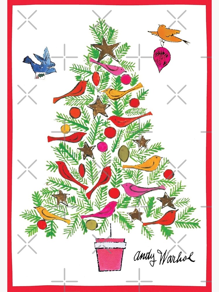"Warhol Christmas Tree" Poster for Sale by ArtWithHearts11 | Redbubble