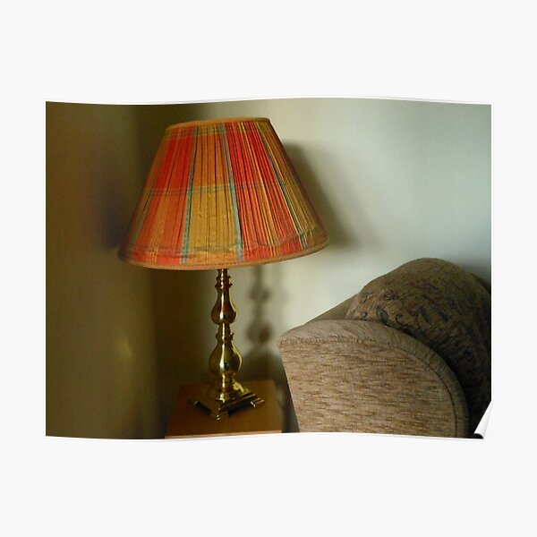 "A Pretty Table Lamp" Poster by SunriseRose | Redbubble