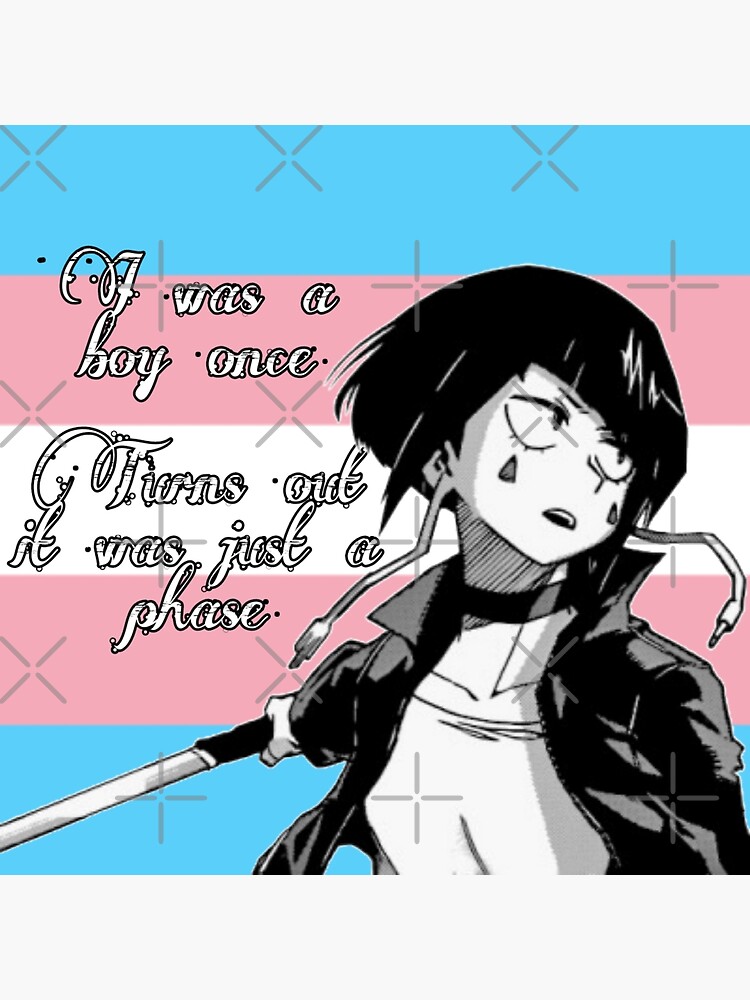 "My Hero Academia Jirou Kyoka Transgender Pride Flag" Poster for Sale ...