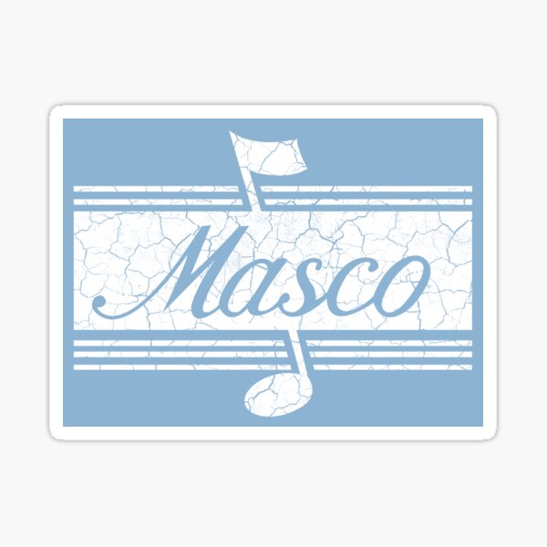 "Masco Art" Sticker by brandonrankin | Redbubble