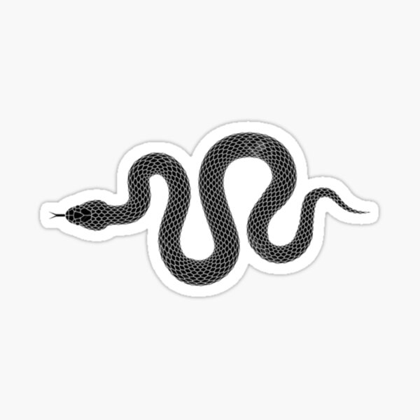 "Black snake" Sticker for Sale by doshaclub | Redbubble
